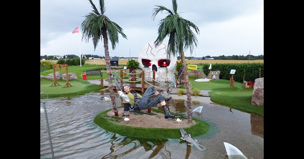 Pirate themed Adventure Golf at Hälla Golf Club | City Golf Europe