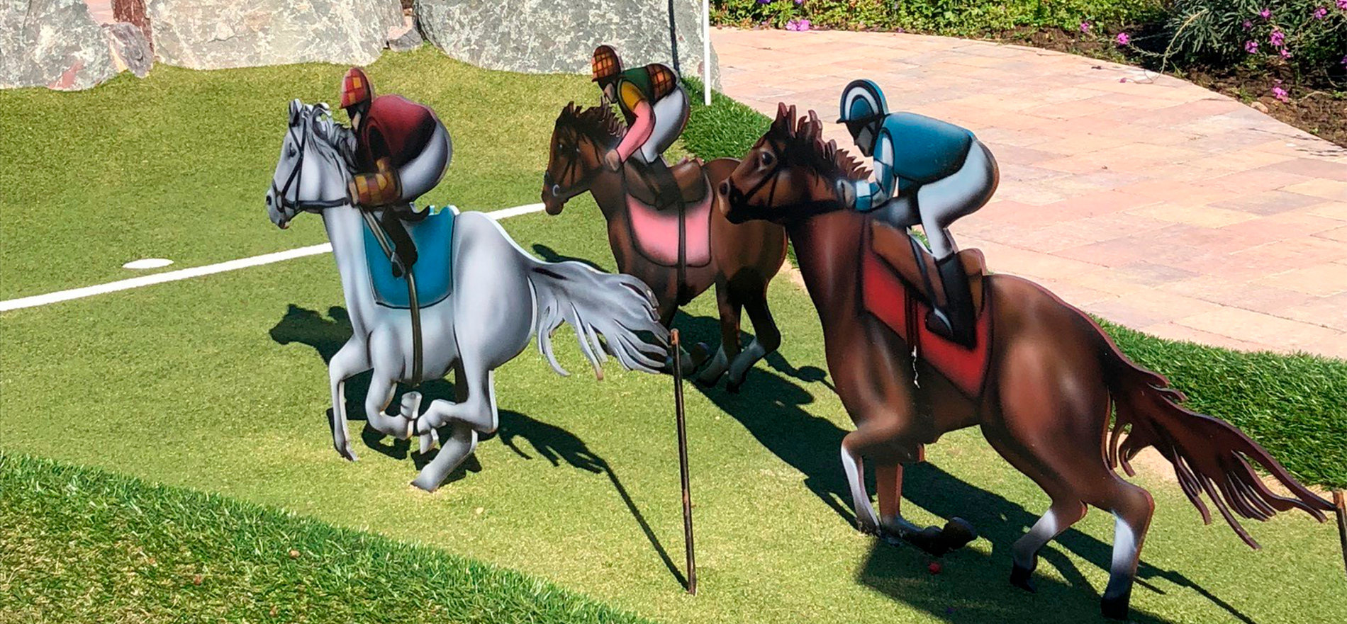 First ever adventure golf course with horse racing theme | City Golf Europe