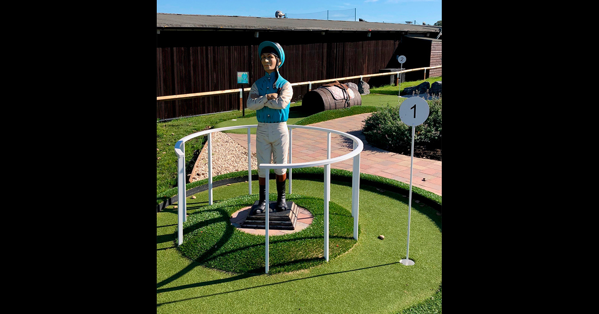 First ever adventure golf course with horse racing theme | City Golf Europe