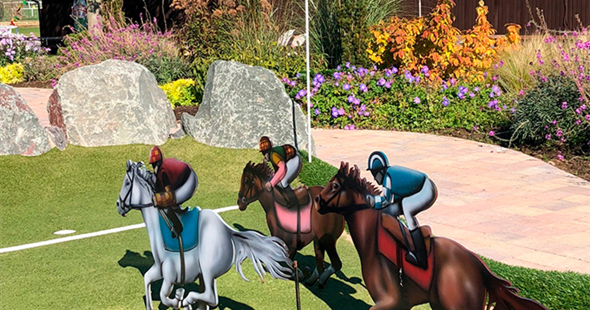 First ever adventure golf course with horse racing theme | City Golf Europe