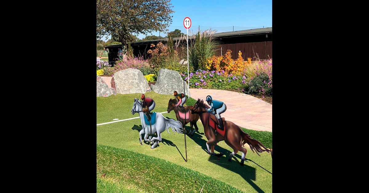 First ever adventure golf course with horse racing theme | City Golf Europe