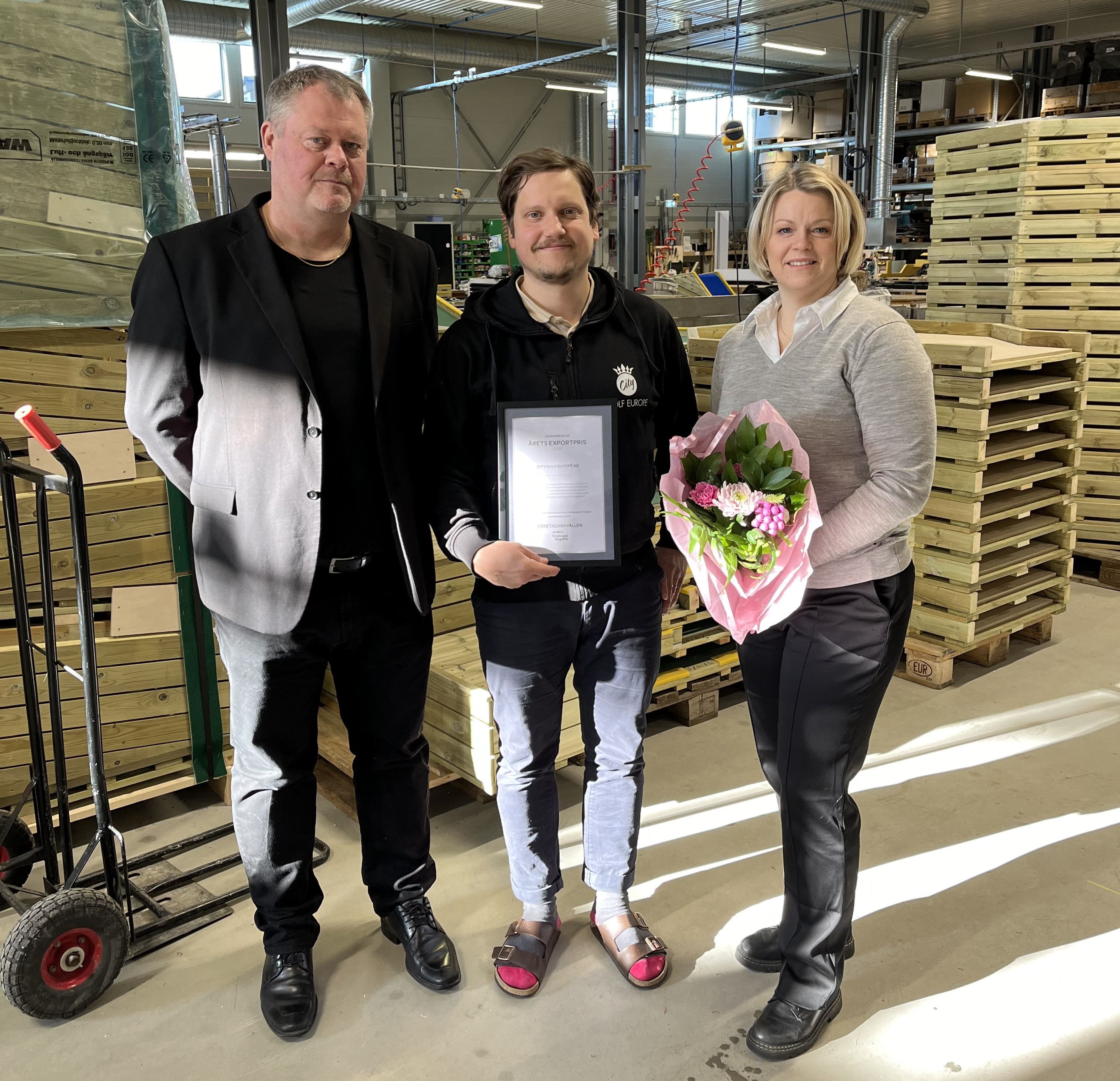 Recognition for best exports | City Golf Europe